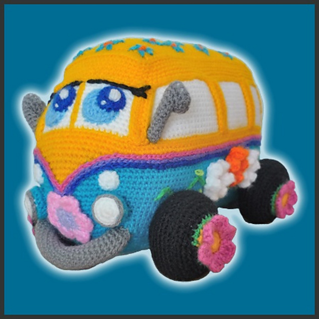 Ravelry: FlowerPower Bus pattern by Paola Navarro