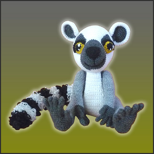Ravelry: Lenny, The Lemur pattern by Paola Navarro