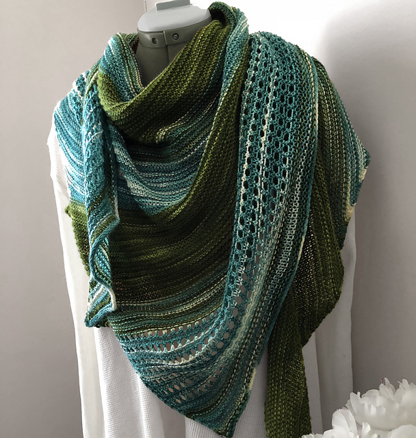 Ravelry: Piece of Cake Shawl pattern by Delicious Yarns