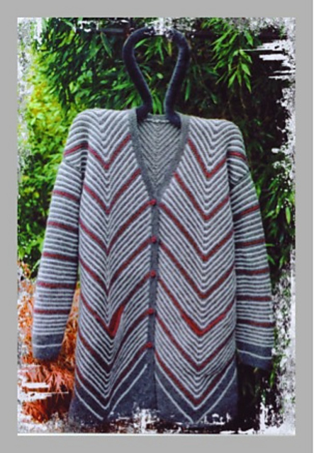 Ravelry: Diagonal Jacket WJ 209 pattern by Sarah James