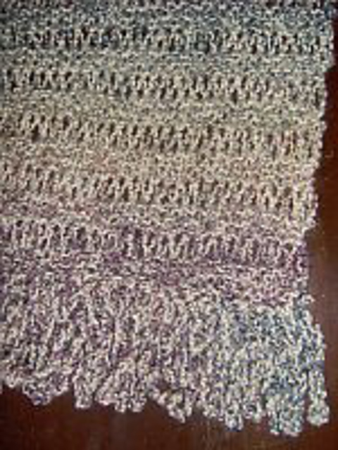 Ravelry: Elongated-Stitch Prayer Shawl pattern by Denise Balvanz