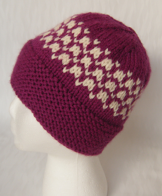 Ravelry: Battle Lines Hat pattern by Denise Balvanz