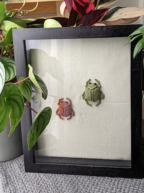 Ravelry: Realistic Scarab Beetle pattern by Heather Leigh Clark