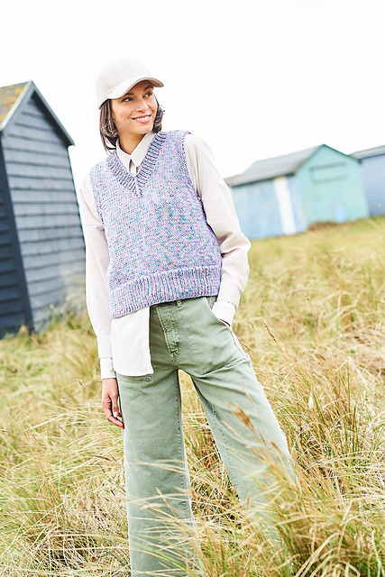 Ravelry: Round & V-Neck Tank Top pattern by Stylecraft Yarns