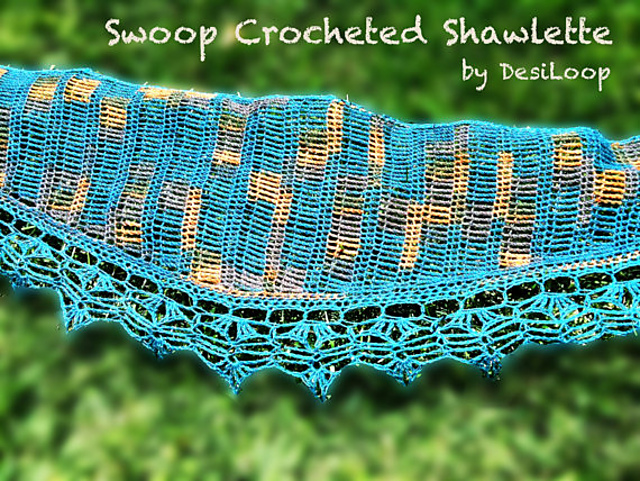 Ravelry: Swoop Crocheted Shawlette pattern by DesiLoop