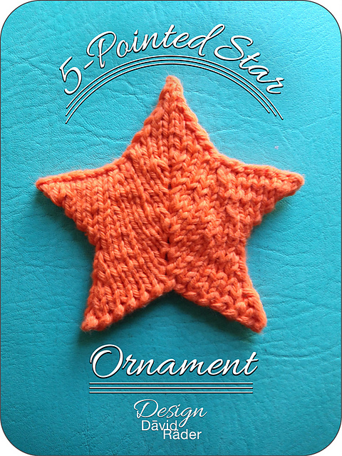 Ravelry: 5-Pointed Star Ornament (Knitted) pattern by Dāvid Räder