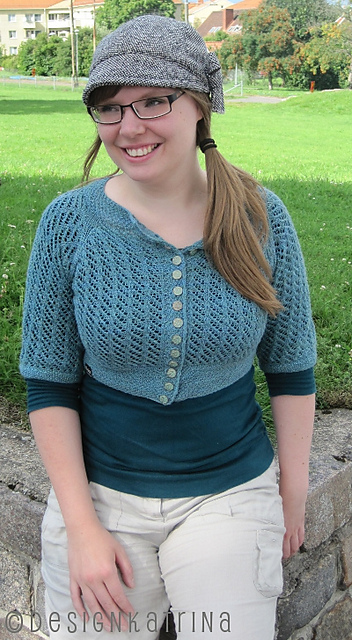 Ravelry: Nornir Spets Bolero pattern by Katrina E. Lidén
