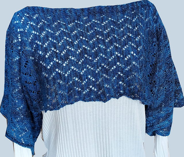 Ravelry: Poncho in Lace pattern by Elisabeth Viking