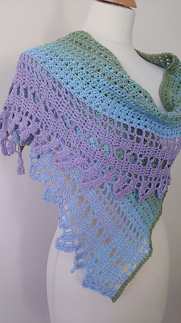 Ravelry: Sparkles Spring Wrap pattern by Sonya Gibbons