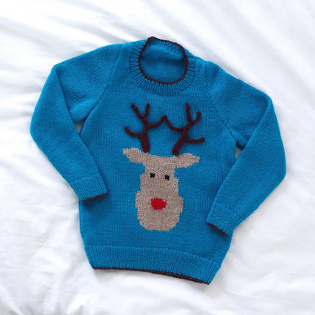 Ravelry: Reindeer Sweater pattern by Designer Yarns