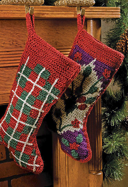Ravelry: Tartan Plaid Stocking pattern by Noreen Crone-Findlay