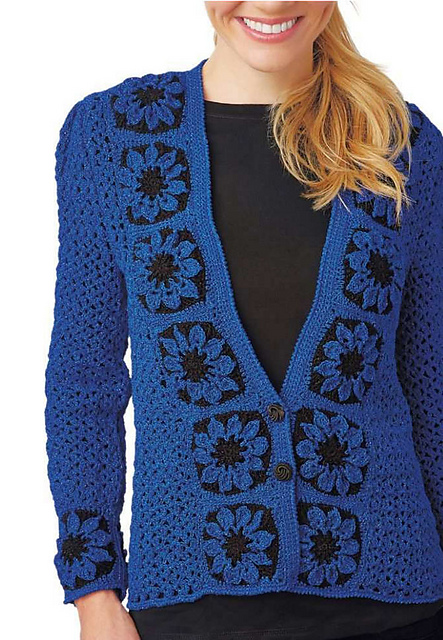 Ravelry: Passion Flower Cardigan pattern by Margaret Hubert