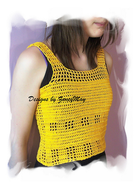 Ravelry: Easy Summer Tank Top pattern by Debra S "ZaneyMay"