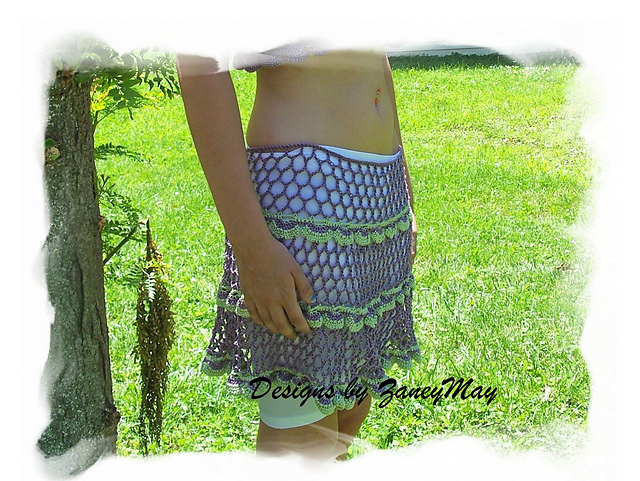 Ravelry: Summer Lace Skirt pattern by Debra S "ZaneyMay"