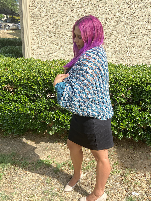 Ravelry: Mermaids Have Wings Shrug pattern by Desiree Schuler