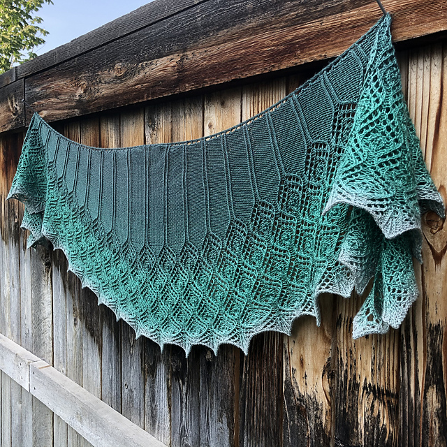 Ravelry: Snow Melt Shawl pattern by Julia Decker