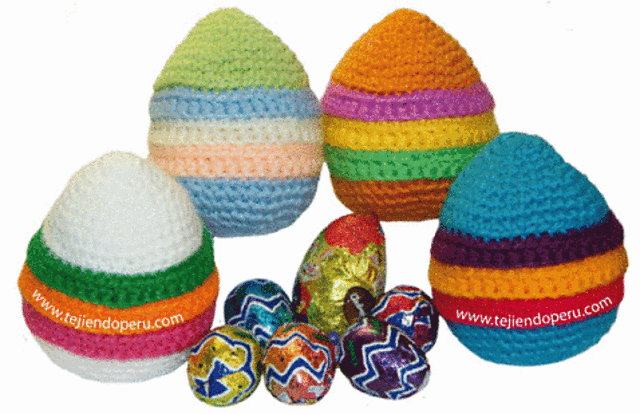 Ravelry: Huevos de Pascua (Easter eggs) pattern by Esperanza Rosas