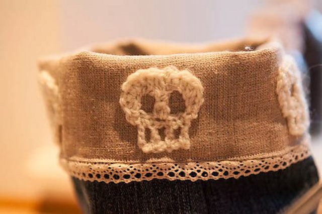 Ravelry: Small skull applique pattern by Didde