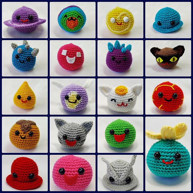 Ravelry: Slime Rancher Slimes pattern by Emma Briney