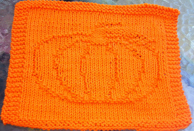 Ravelry: Pumpkin Dishcloth pattern by Lisa Millan