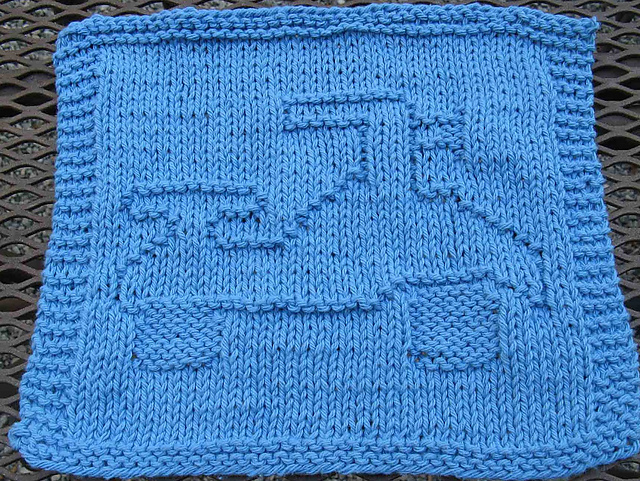 Ravelry: Scooter Knit Dishcloth pattern by Lisa Millan