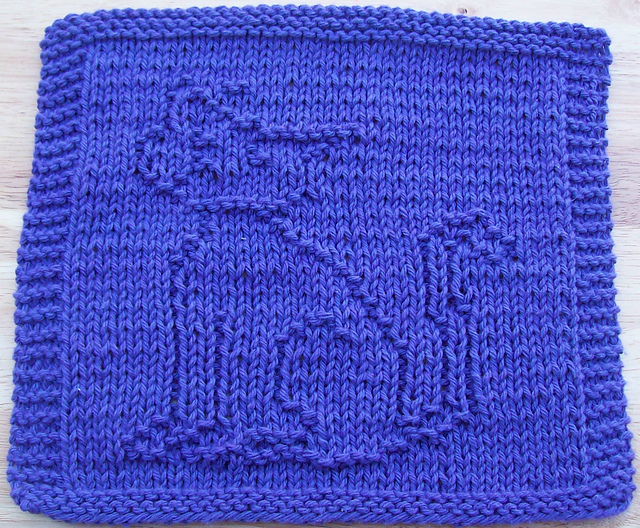 Ravelry: Cool Cat Knit Dishcloth pattern by Lisa Millan