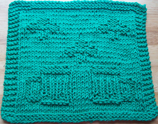 Ravelry: Irish Toast Knit Dishcloth pattern by Lisa Millan