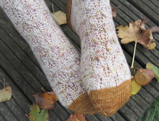 Ravelry: Gilded Socks pattern by Debbie Ford