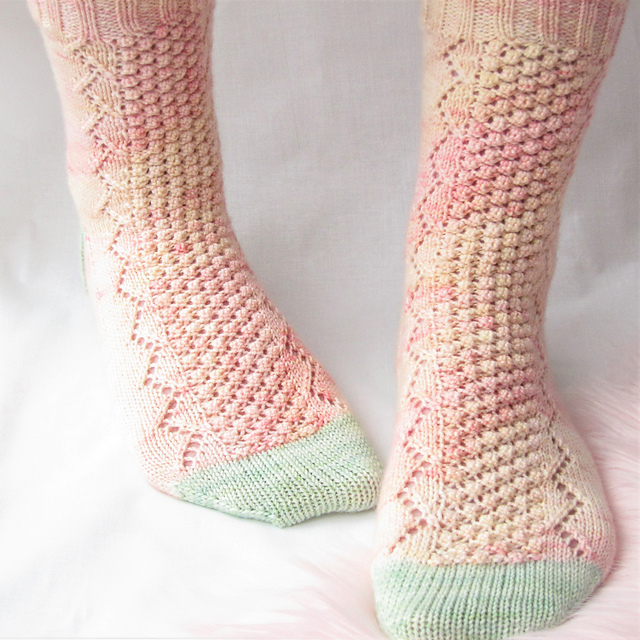 Ravelry: Cottontail Socks pattern by Debbie Ford