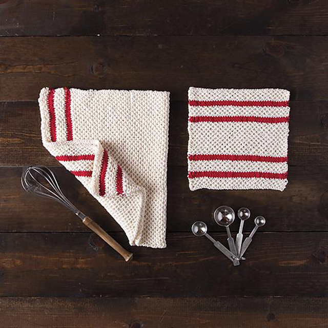 Ravelry: Birdseye Kitchen Set pattern by Faith Schmidt