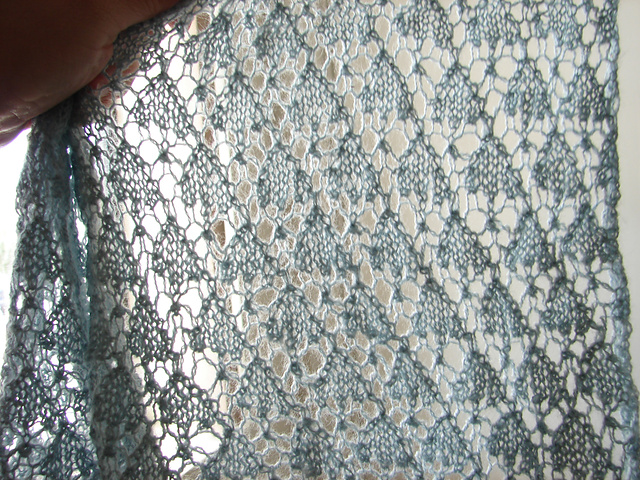 Ravelry: Sweet Violet Silk-Cashmere Scarf pattern by Jolene Treace