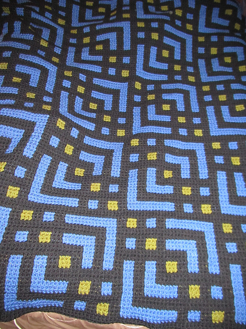 Ravelry: A-Maze-ing Afghan pattern by Donna Barranti