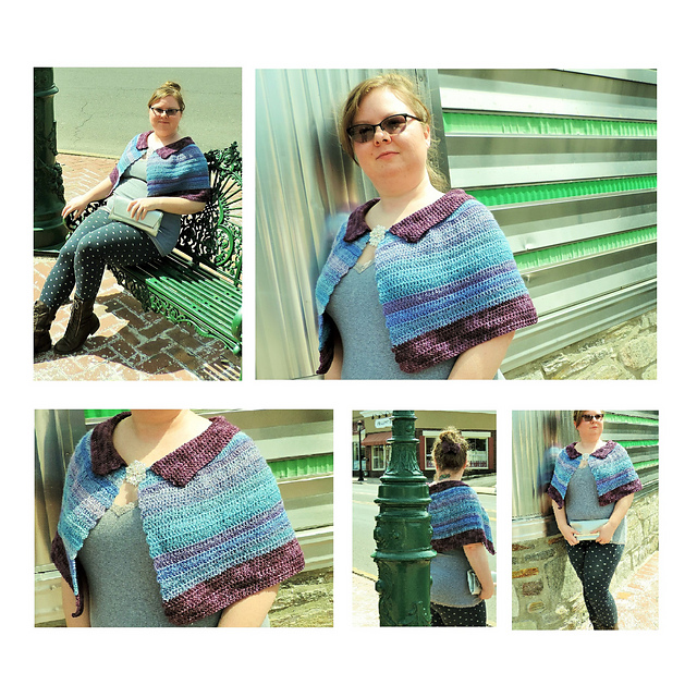 Ravelry: April Capelet pattern by Jacquline Rivera