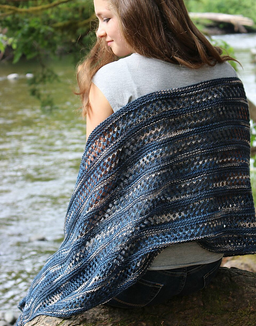 Ravelry: Silverstar Wrap pattern by Lisa Seifert