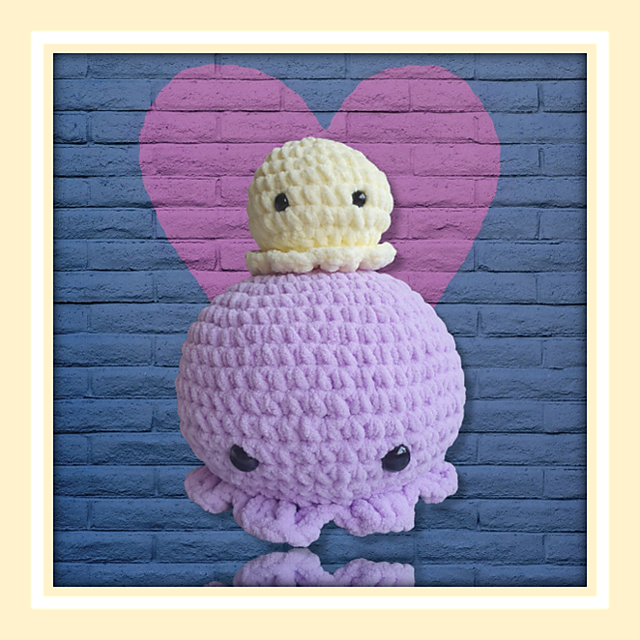 Ravelry: Jumbo Octopus Plush pattern by Nathalie Graham (DollynBoo)