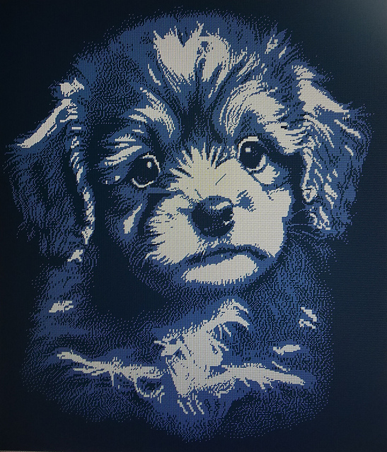 Ravelry: Hondje Overlay Deken XL pattern by Gerda van der Vis