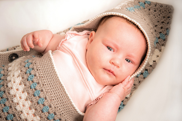 Ravelry: Hushabye Sleeping bag pattern by Donna Jones Designs