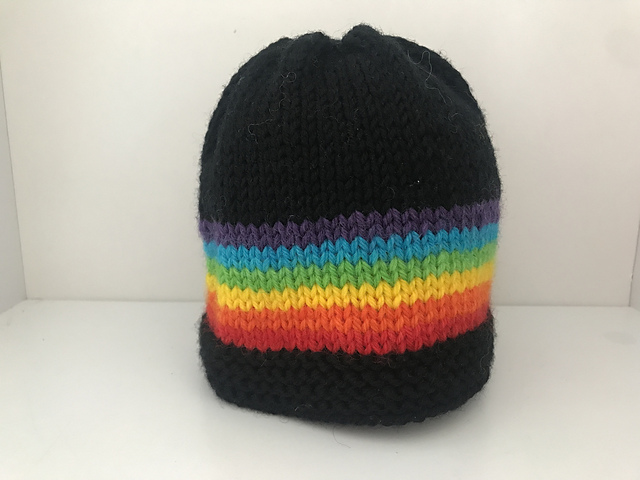Ravelry: Rainbow Stripes Hat pattern by Aethalia O'Connor