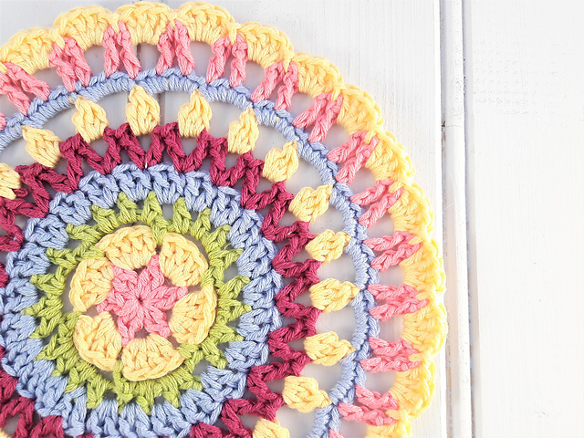 Ravelry: Sunny Mandala pattern by Megan Hocking