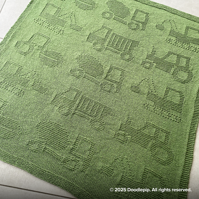 Ravelry: Truck Digger Blanket pattern by Angela Louise Wood