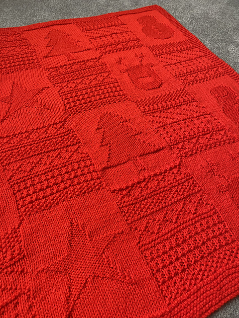 Ravelry: Panelled Christmas Knit pattern by Angela Louise Wood