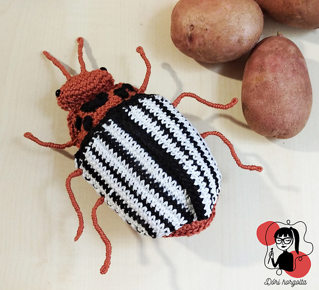 Ravelry: Potato beetle pattern by Dóra Gerébi