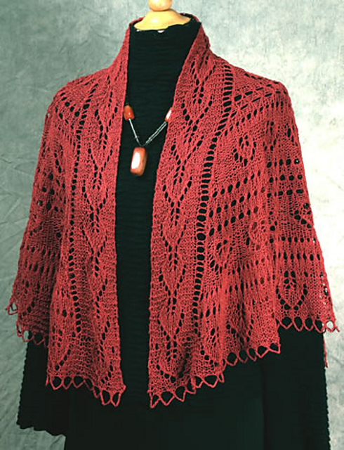 Ravelry: Aspen Leaf Shawl pattern by Dorothy Siemens