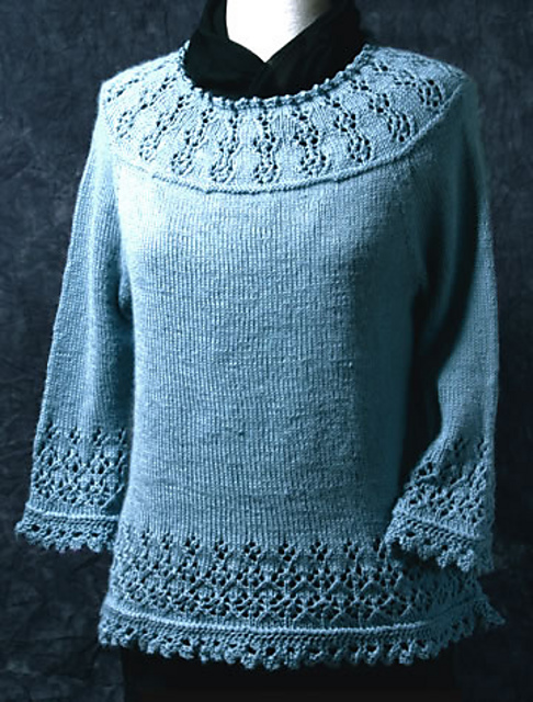 Ravelry: Daisy Garland Blouse pattern by Dorothy Siemens