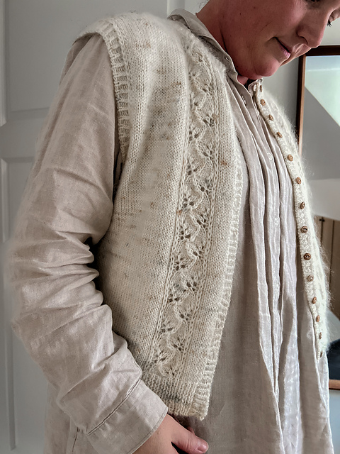 Ravelry: Sakura Open Vest pattern by Dorte Bak