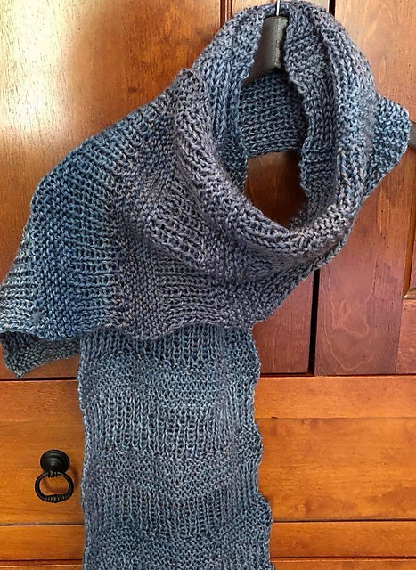 Ravelry: Waves of Blue Scarf pattern by Jolene Dalton Gailey