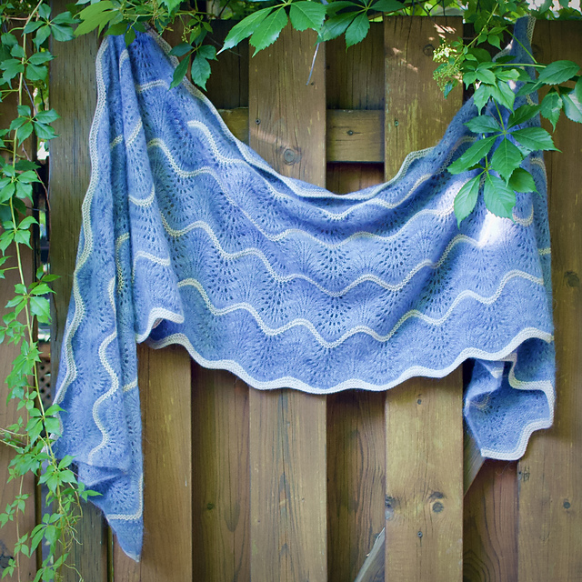 Ravelry: Wells Beach Shawl pattern by Dominique Baril-Tremblay