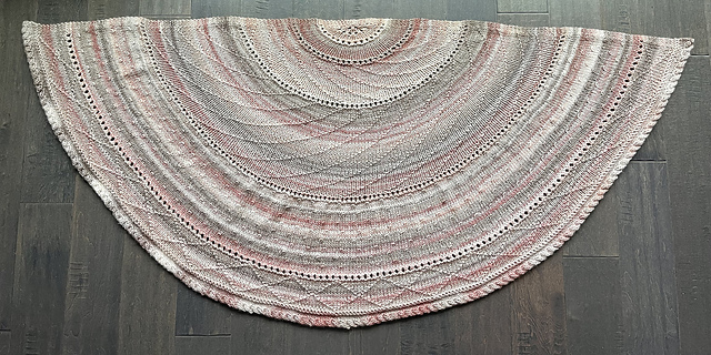 Ravelry: Dr. Knots Swirly Half Pi Shawl pattern by Vanessa Gonzalez-Perez