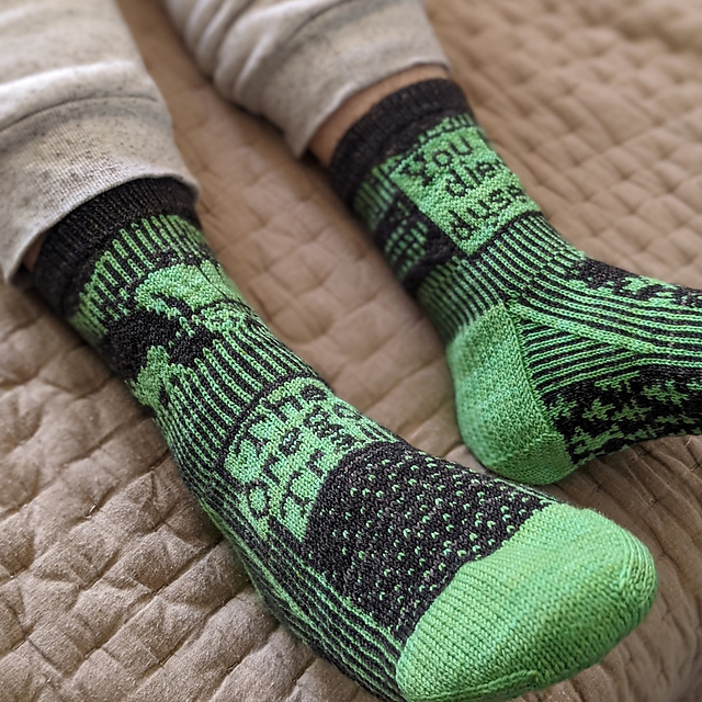 Ravelry: Oregon Trail Socks pattern by Megan-Anne Llama