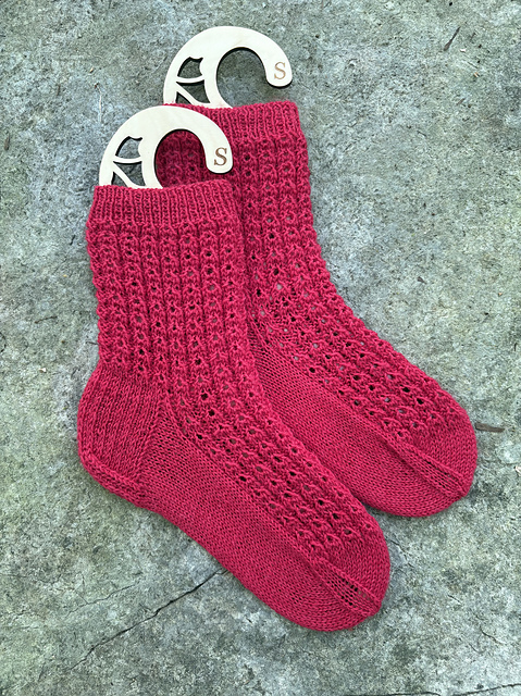 Ravelry: Strawberry Jam Socks pattern by Knitpurldesign